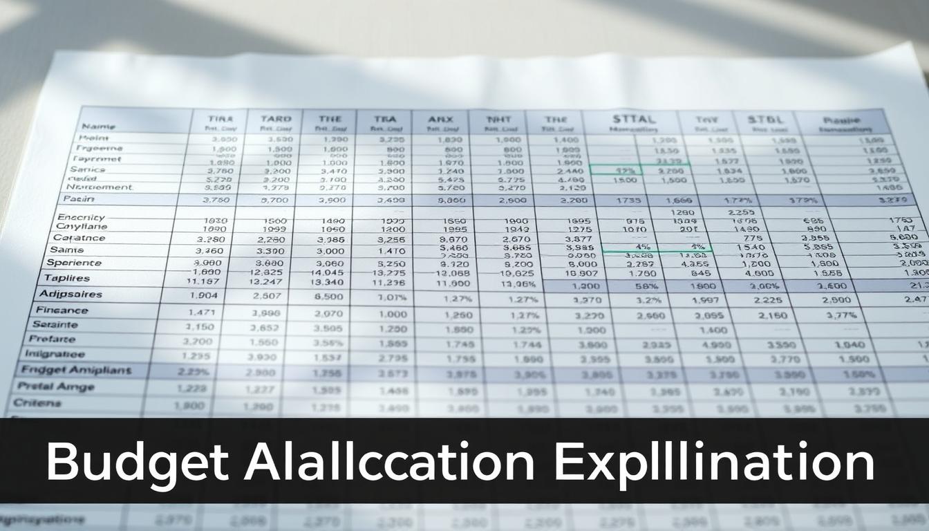 Budget Allocation Explanation